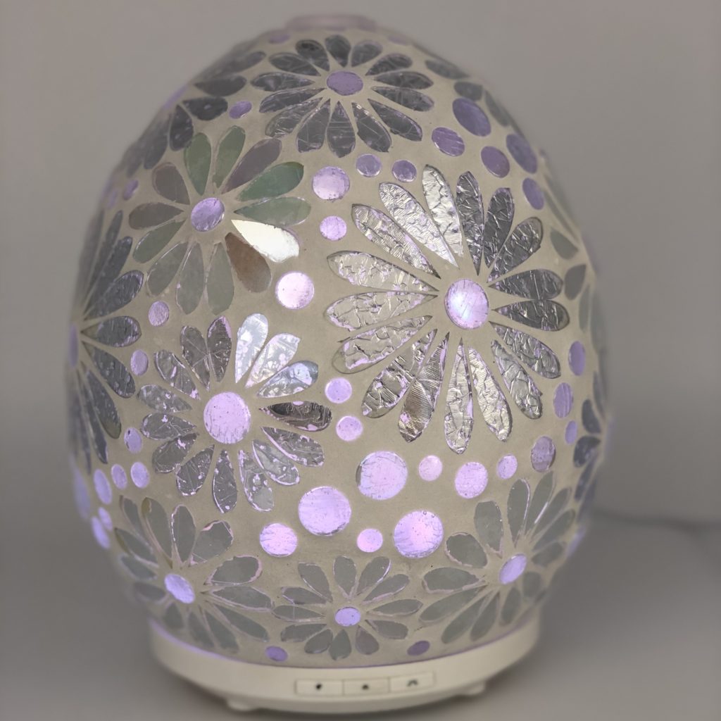 Large White Flower Aroma Diffuser | Earth Saltz