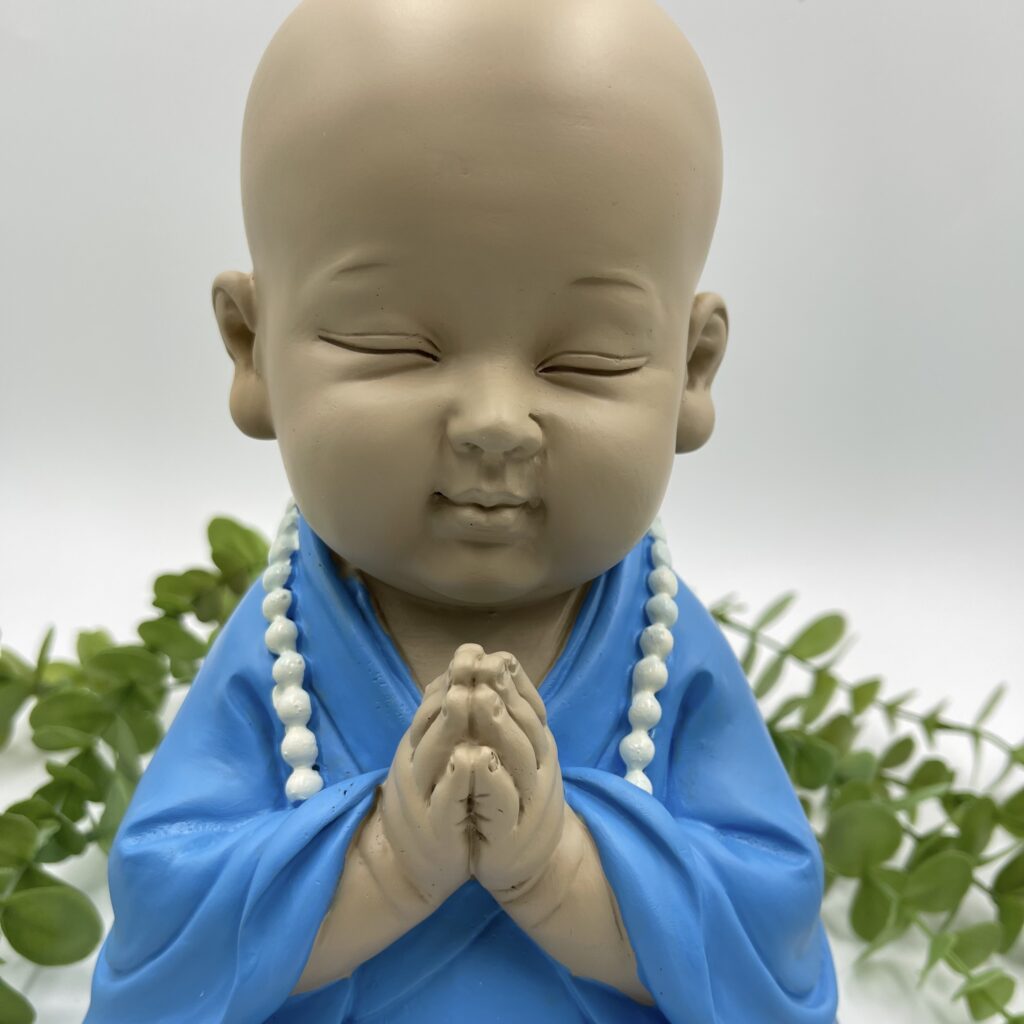Blue Praying Monk 23cm | Earth Saltz